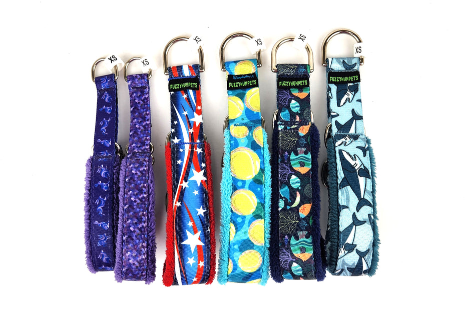 FuzzyWumpets Fleece Limited Slip Collars | Pro-Mohs Canine Supply